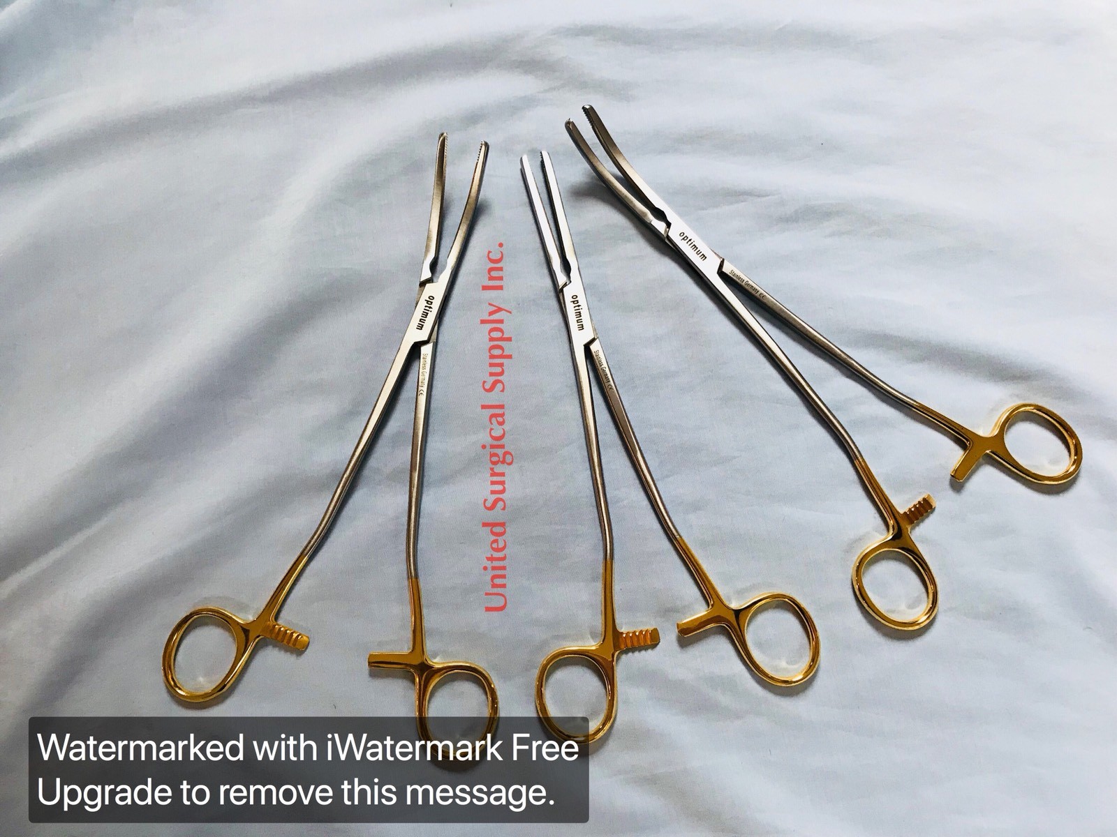 HYSTERECTOMY CLAMPS (Set of 3) Z-Type Curved/Straight Gynecology ...