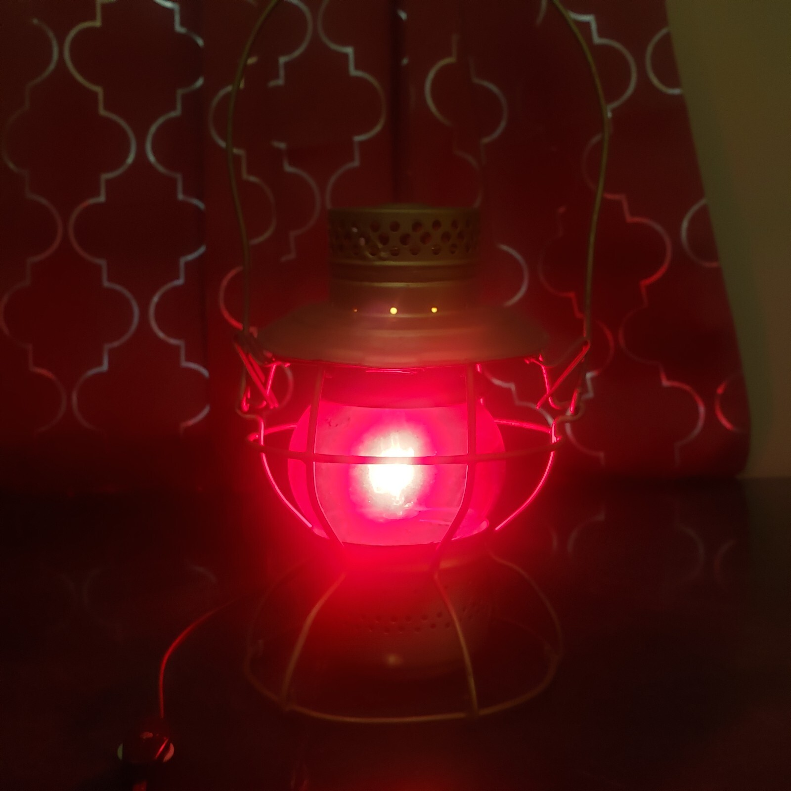 Vintage Handlan Railroad Lantern Lamp Handlan St Louis RR w/ Original ...