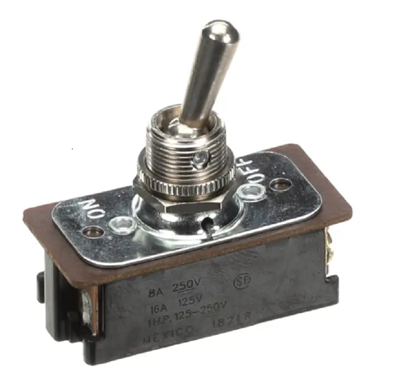 Falcon Fabricators 1821 R Toggle Switch, SPST, 16 Amp/125 Volt, 8 Amp ...