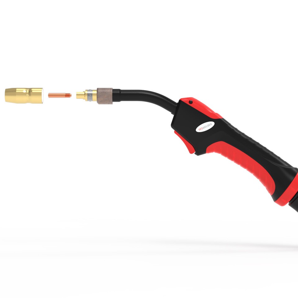 Flexible Head MIG Welding Gun 100A 10ft Replace Hobart Handler 135/140 ...