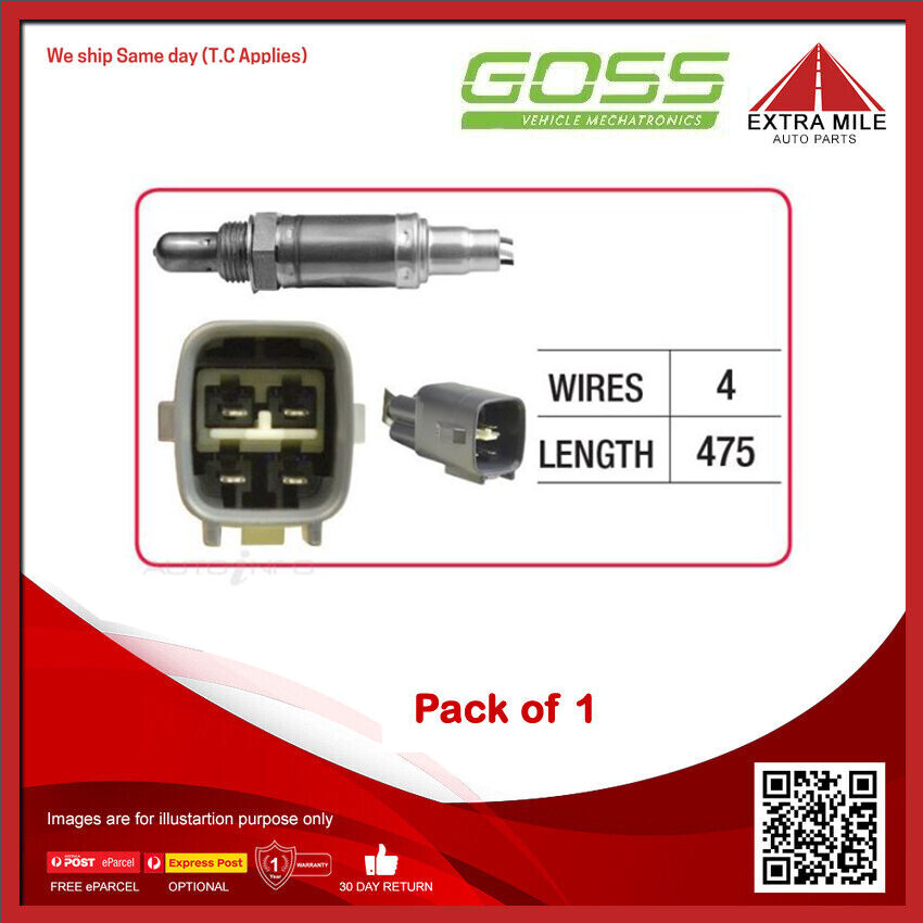 GOSS Oxygen Sensor For Lexus IS300 JCE10R 3.0L 2JZ-GE DOHC 24v MPFI | eBay