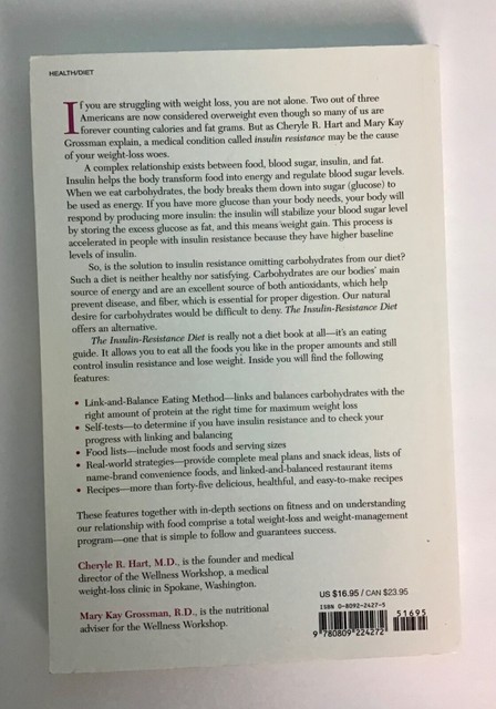 The Insulin-Resistance Diet : How to Turn off Your Body's Fat-Making ...