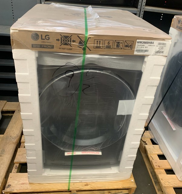 LG WM3900HBA 27 Inch Front Load Washer With Turbosteam Technology for ...