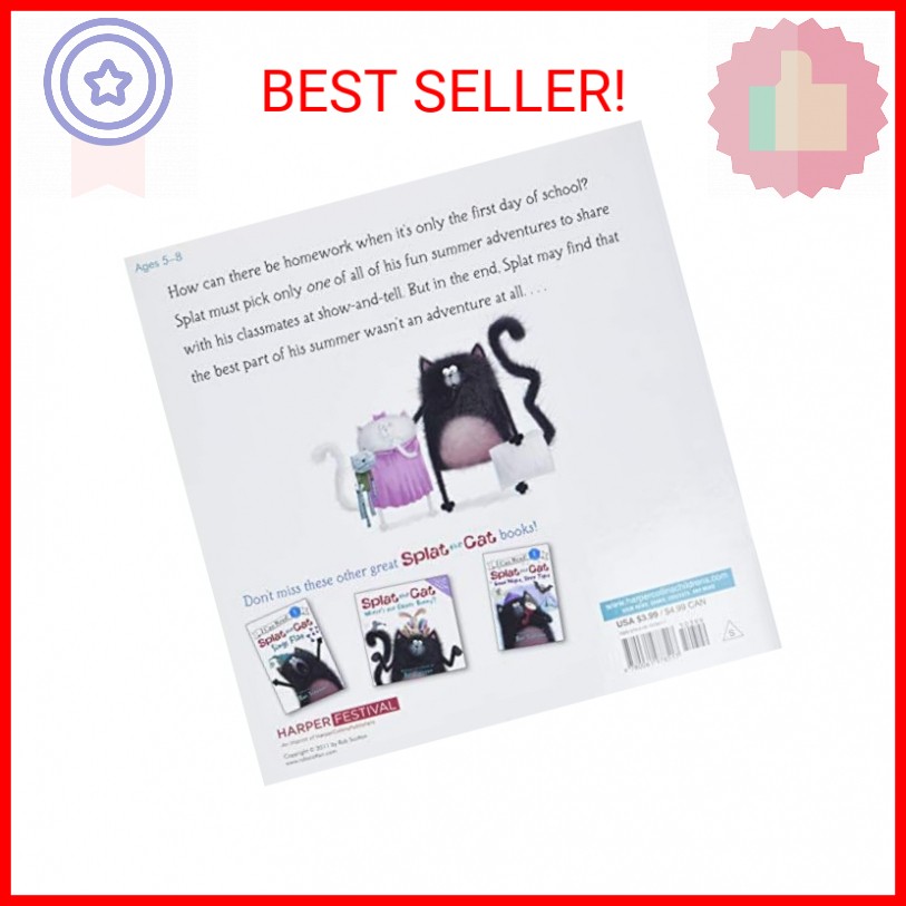 Splat the Cat: Back to School, Splat! Paperback – Picture Book, June 28 ...