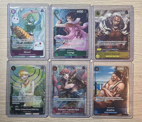 One Piece Card Game OP-14 The Azure Sea's Seven Dash Pack 6 Promo Card ...
