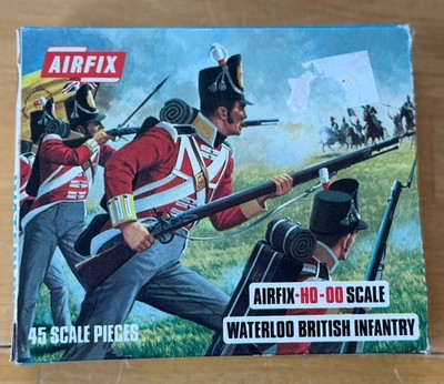 Airfix HO 00 Scale Waterloo British Infantry Soldiers 60 Pieces In ...