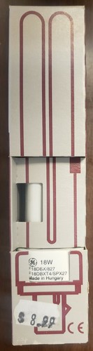 LOT OF 22 GE BRAND BIAX D 18 W 2 PIN F18DBXT4/SPX30 COMPACT FLUORESCENT ...
