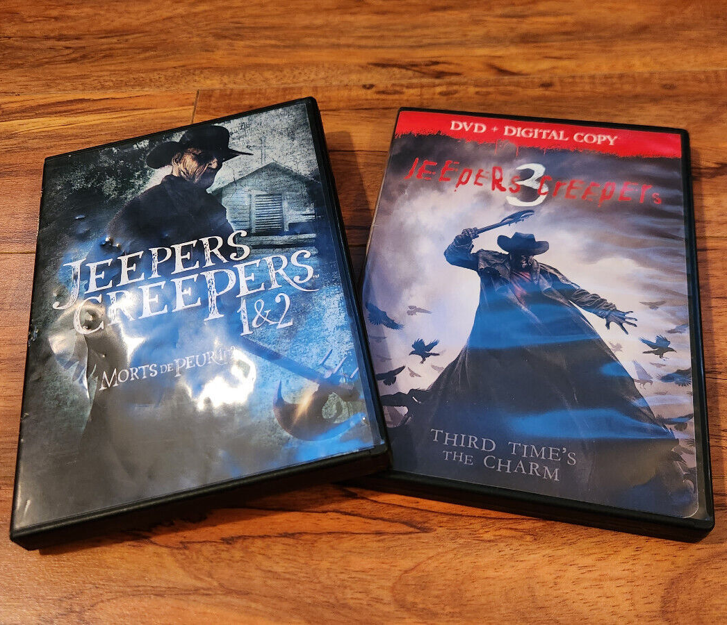 /4696 Jeepers Creepers Trilogy 1 2 & 3 DVD Lot (Victor Salva, Horror ...