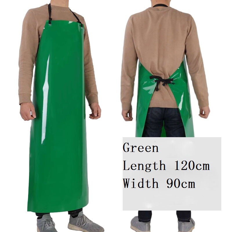 Women Men TPU Bib Apron Waterproof Anti-Oil Home Garden Cleaning ...
