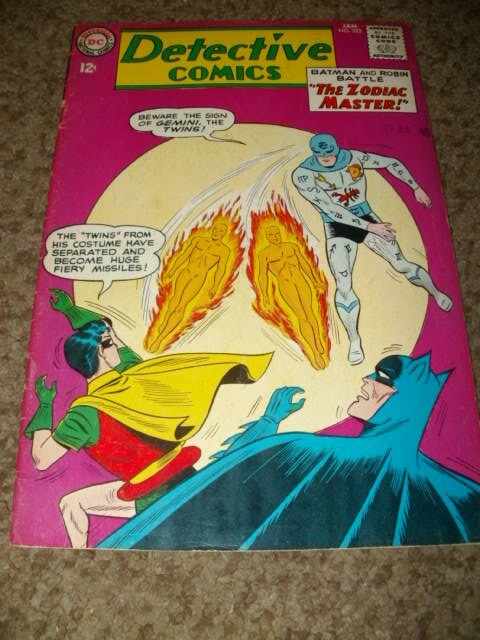 BATMAN DETECTIVE COMICS 323 - 1ST ZODIAC MASTER - SILVER AGE - VERY ...