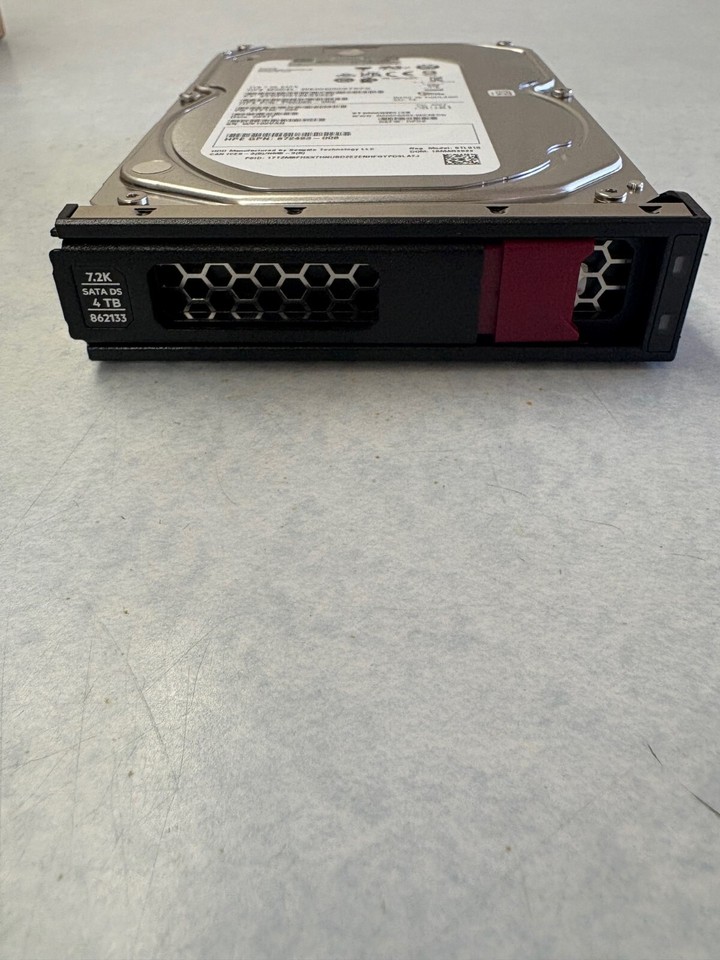 861683-B21,862133-001 HPE 4TB SATA 6G 7.2K LFF LP DS HDD | eBay