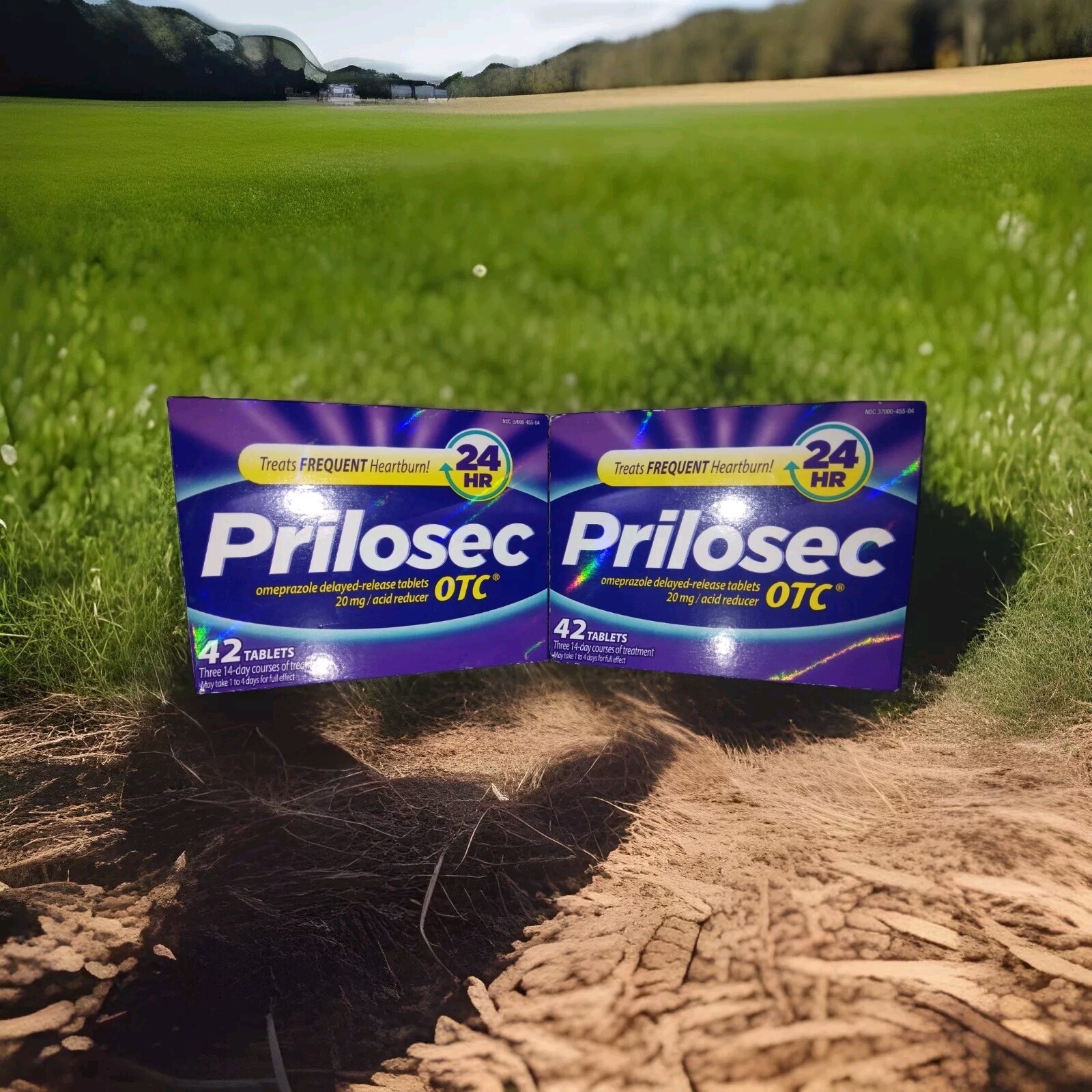 *2 Boxes* NIB- Brand New - PRILOSEC OTC 42 COUNT 20mg. ***FREE SHIPPING ...