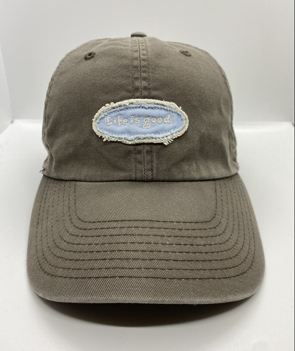 Life Is Good Cap Hat Adult Adjustable Brown 100% Cotton | eBay