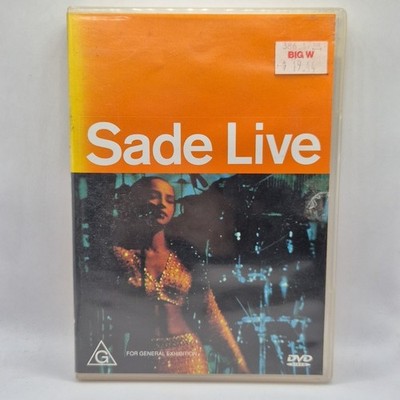 SADE LIVE - Music Live Performance DVD Rated G PAL Sony Music Video ...
