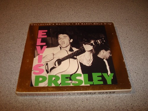 ELVIS PRESLEY COLLECTORS EDITION - 24 KARAT GOLD DISC CD 1995 PRINTED ...