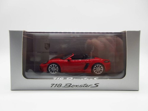 1/43 Porsche 718 Boxster S Dealer Custom Minicar Red | eBay