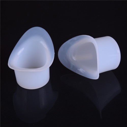2pcs Silica gel Eye Flush Cups First Aid Wash Bath Plastic CuKN _ke ...