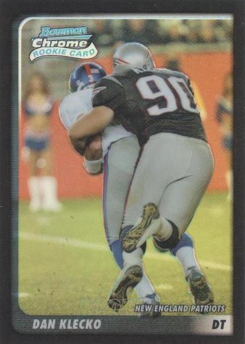 2003 Bowman Chrome - Dan Klecko #218 Refractor /500 (RC) for sale ...