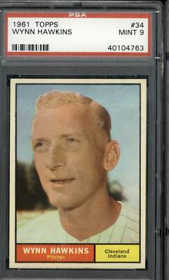 1961 Topps #34 Wynn Hawkins - PSA 9 | eBay