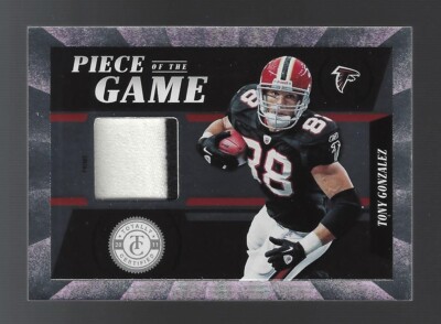 2011 Panini Totally Certified Piece Of The Game Prime #57 Tony Gonzalez ...