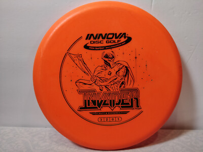 DISC GOLF INNOVA DX INVADER Putter 145 grams lightweight Orange | eBay