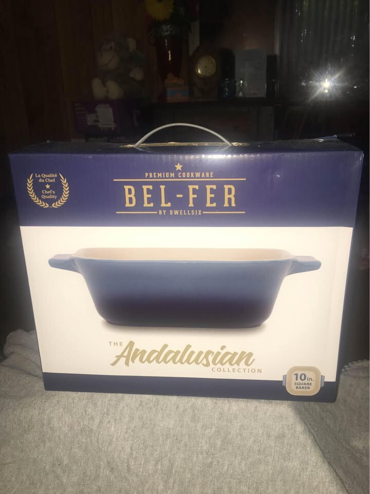 Bel-Fer 5pc set 2 skillet ,2 oven dish ,1 dutch oven1 Andalusian ...