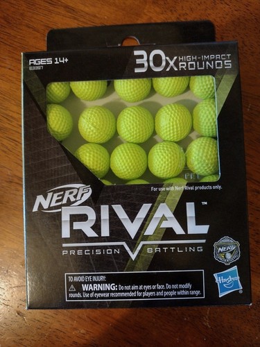 Hasbro Nerf Rival Edge Series 30x High-impact Rounds Green Jupiter ...