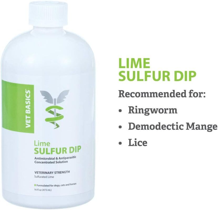 16 Oz Lime Sulfur Dip Concentrate For Pets Safe For Dogs Cats Horses | eBay