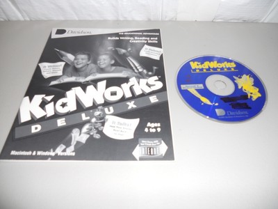 Davidson KidWorks Deluxe CD-ROM Macintosh/Windows with manual | eBay