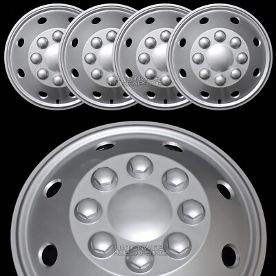 fits Ford TRANSIT Van 150 250 350 Cargo Van 16" Silver Wheel Covers Rim ...