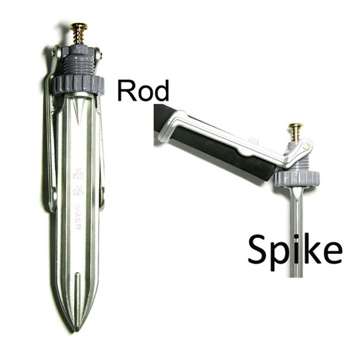 Fishing Rod Alloy Portable Holder Rack Sand Spike Rest Pack Surf Carp ...