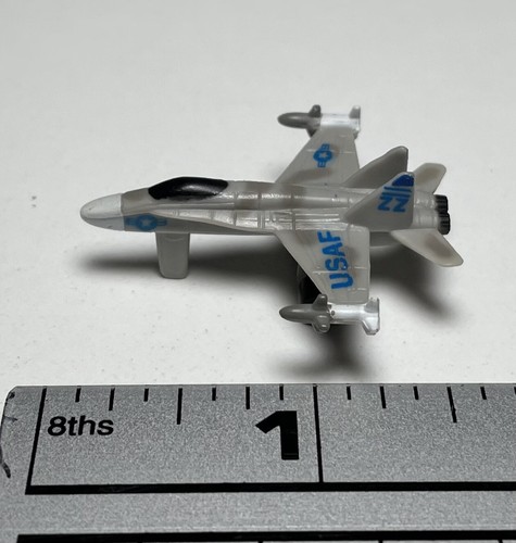 Funrise 1988 Micro Machines F-18 Hornet USAF Military Army Grey Jet | eBay