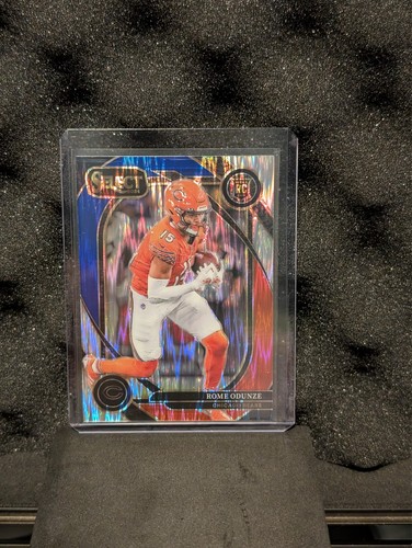 2024 Panini Select Rome Odunze Club #236 Red and Blue Prizm Shock | eBay