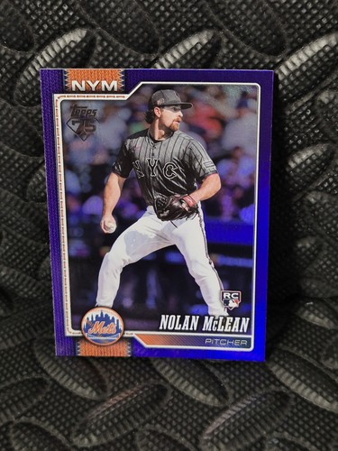 2026 Topps Series 1 - Nolan Mclean #214 Purple Rainbow Foil /250 (RC ...