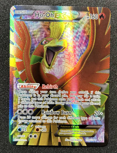 Ho-Oh EX 119/124 Pokemon Dragons Exalted Full Art | eBay