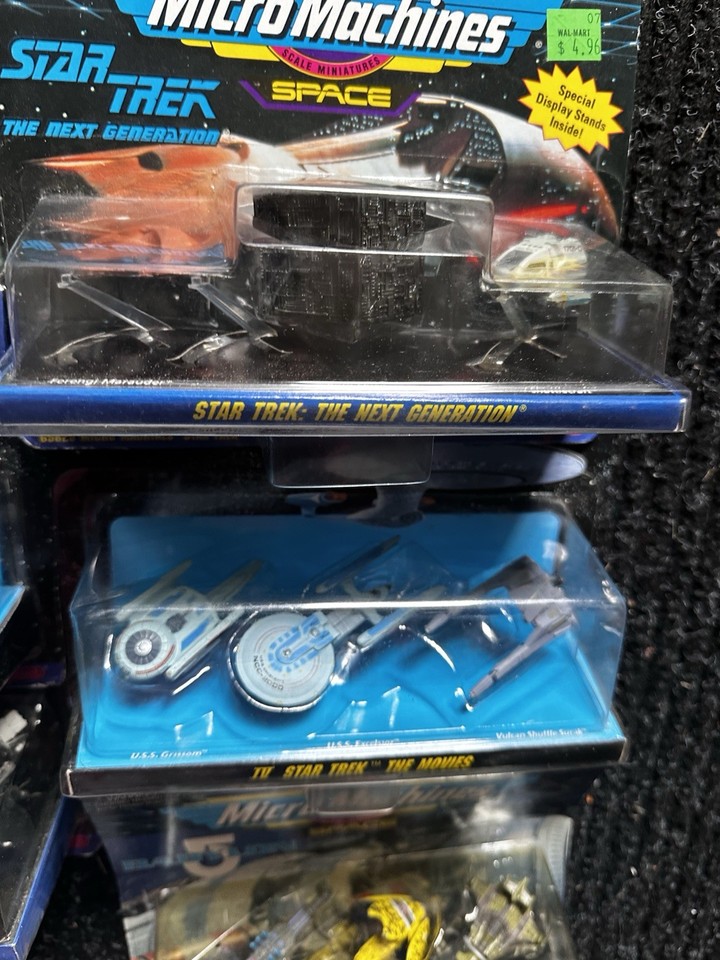 Micro Machines Star Trek Etc 5 Lot of 6 3 Packs #1,#6,& Others See ...