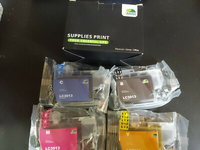 JARBO Compatible Ink cartridges Brother LC3013 Black, Magenta, Yellow ...