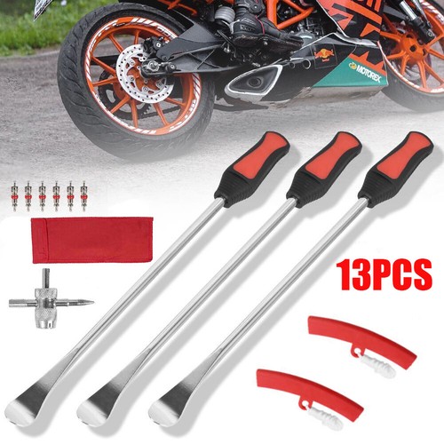Motorcycle Bike Tire Spoon Iron Repair Kit Tire Change Lever Tool Rim ...