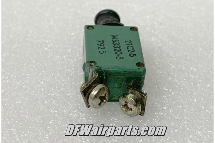 2TC2-5, MS3320-5, 5A Slim Klixon Aircraft Circuit Breaker | eBay