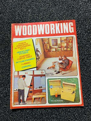 Practical Woodworking magazine August 1974 Picnic Boxes / Multiple Wall ...