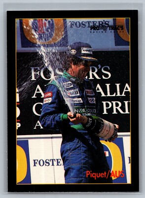 1991 Pro Trac's Formula One Series Piquet/AUS #187 Race Action Trading ...