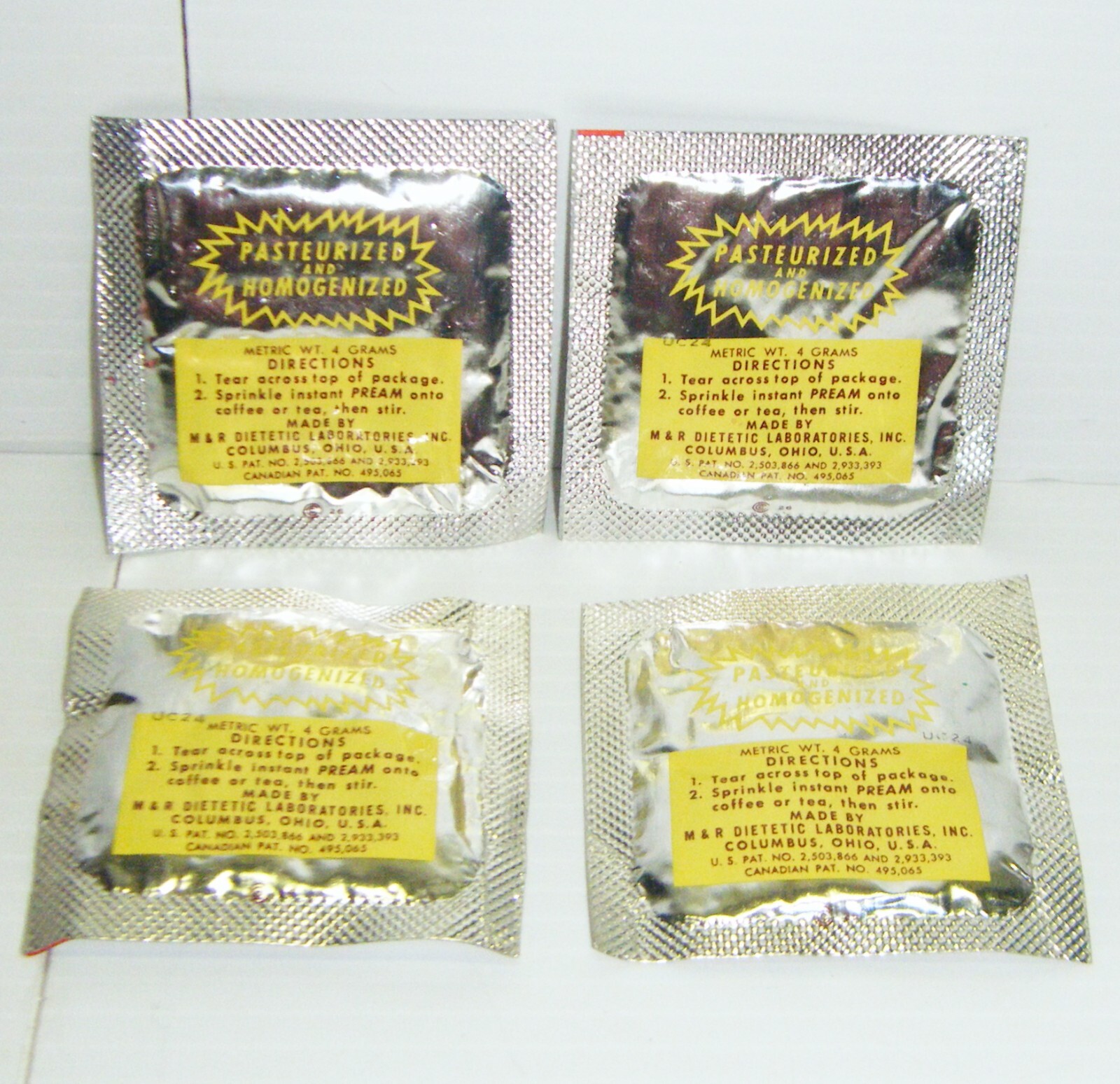 4 Vintage 1950s Instant Pream Powdered Creamer For Coffee & Tea | eBay