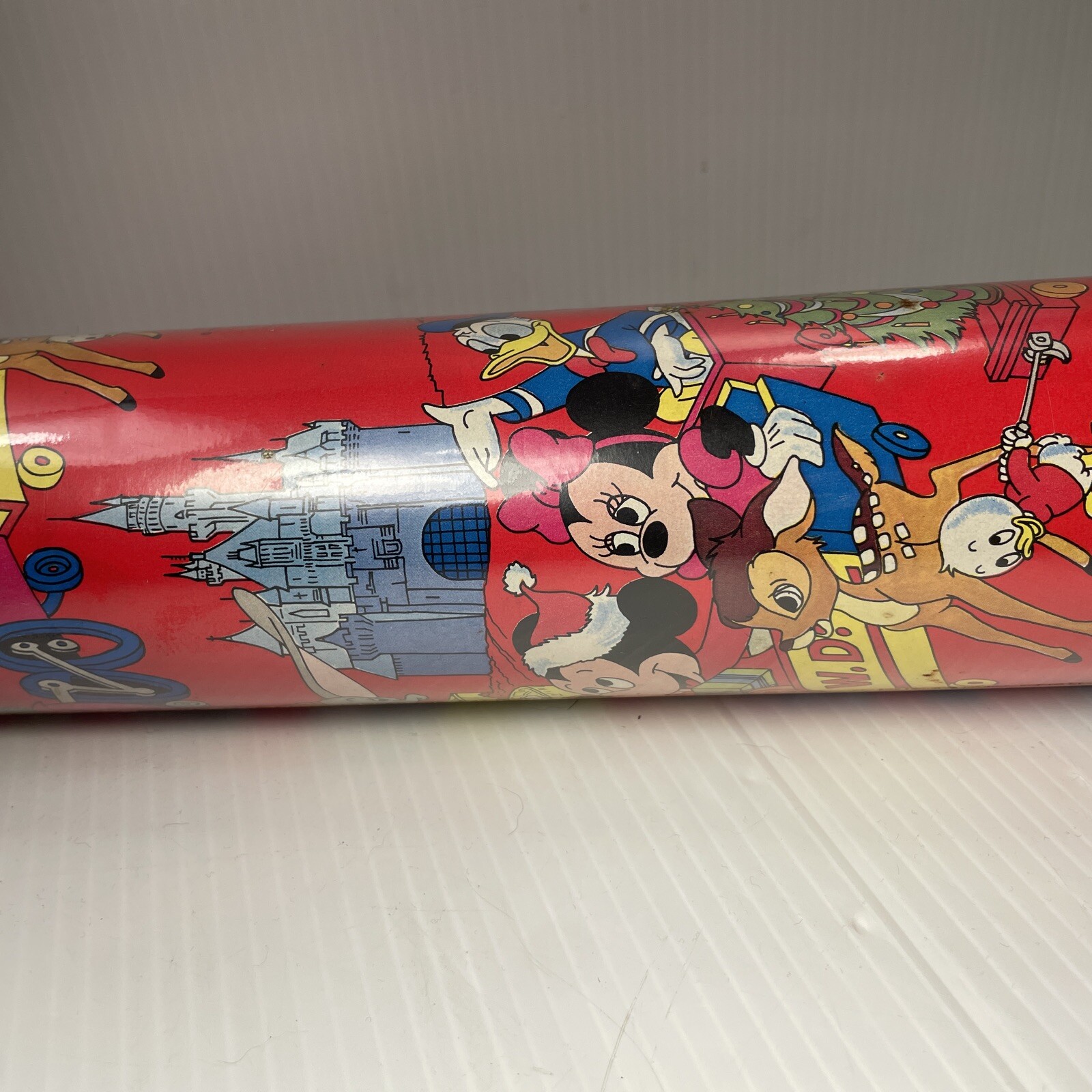 Vintage Walt Disney Character Christmas Gift Wrapping Paper JUMBO Roll ...