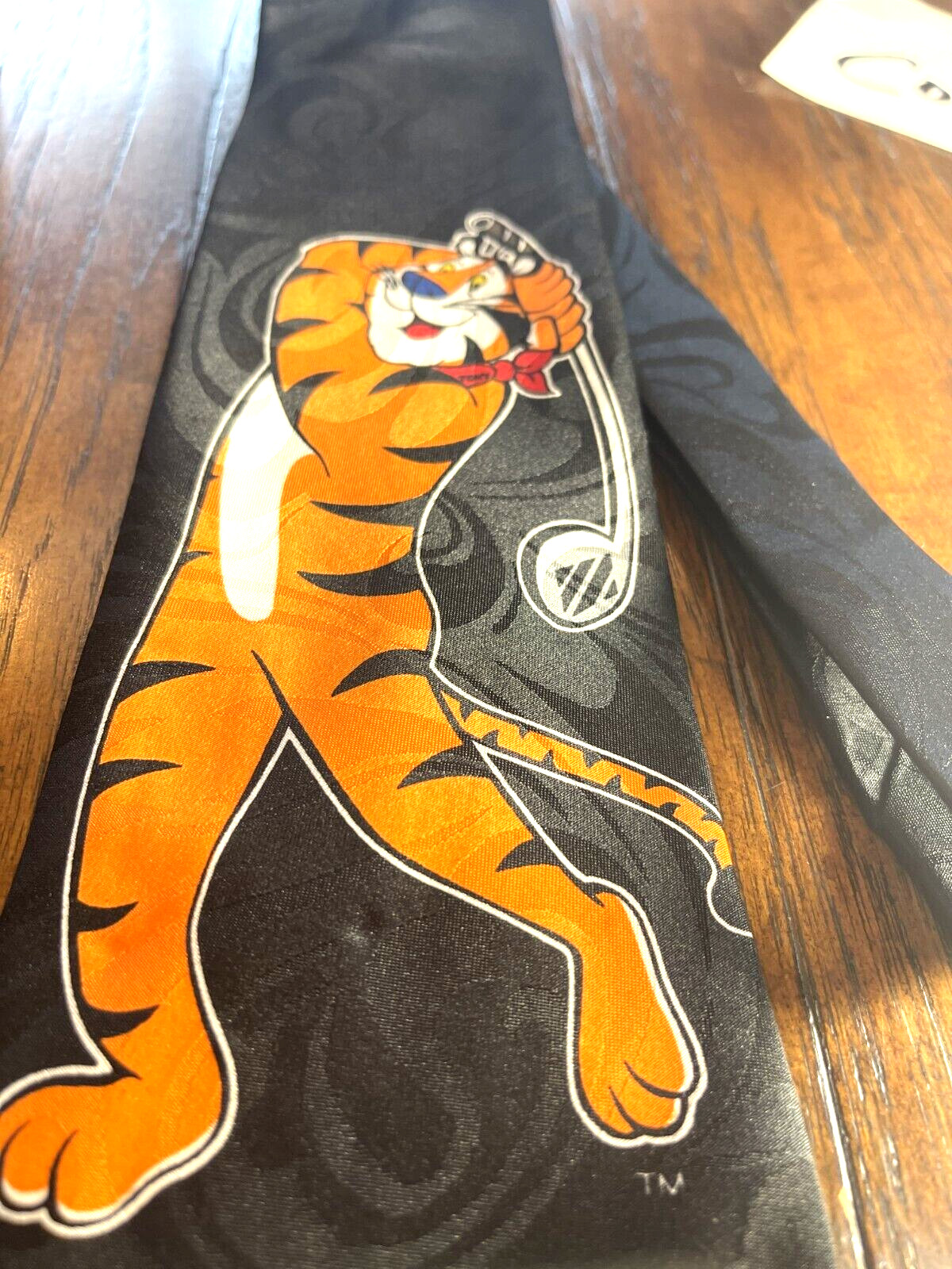 Vintage Kellogg's Cereal Tony Tiger Necktie CARTOON N… - Gem