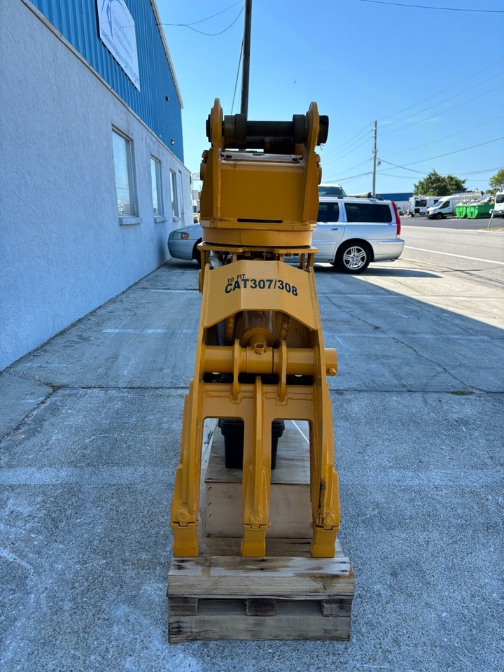 Excavator Rotating Log Grapple Bucket Attachment CAT 307 308 5-9 Ton 45 ...