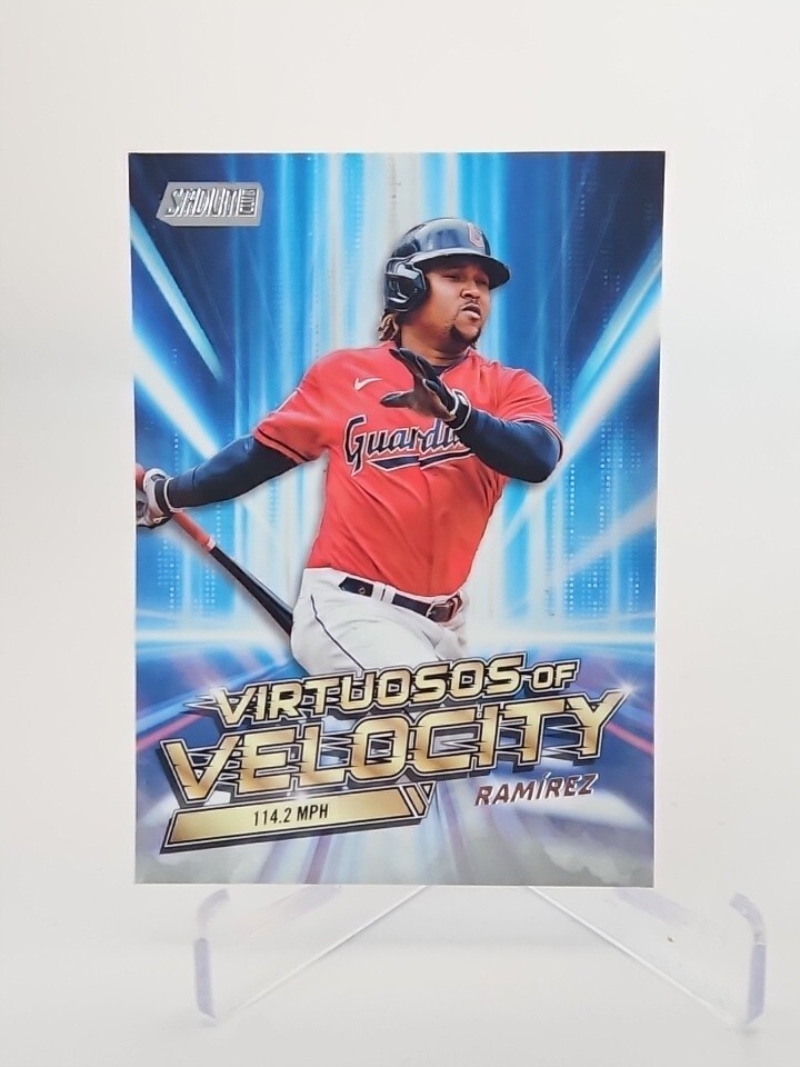 2023 Topps Stadium Club Vv-17 Jose Ramirez Guardians Virtuosos Of ...