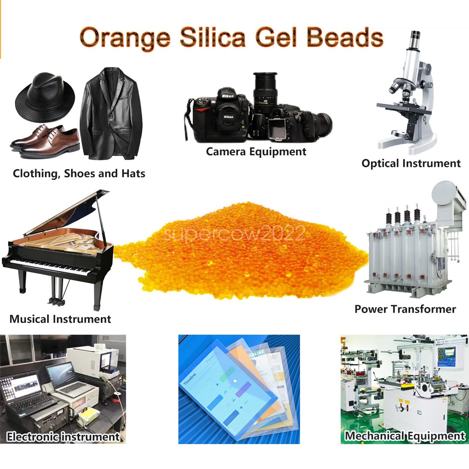0.5-2.5KG Bulk Silica Gel Bead Silicagel Moisture Absorber Reusable ...
