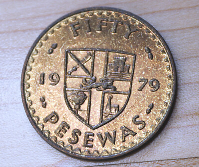 1979 Ghana 50 Pesewas | eBay