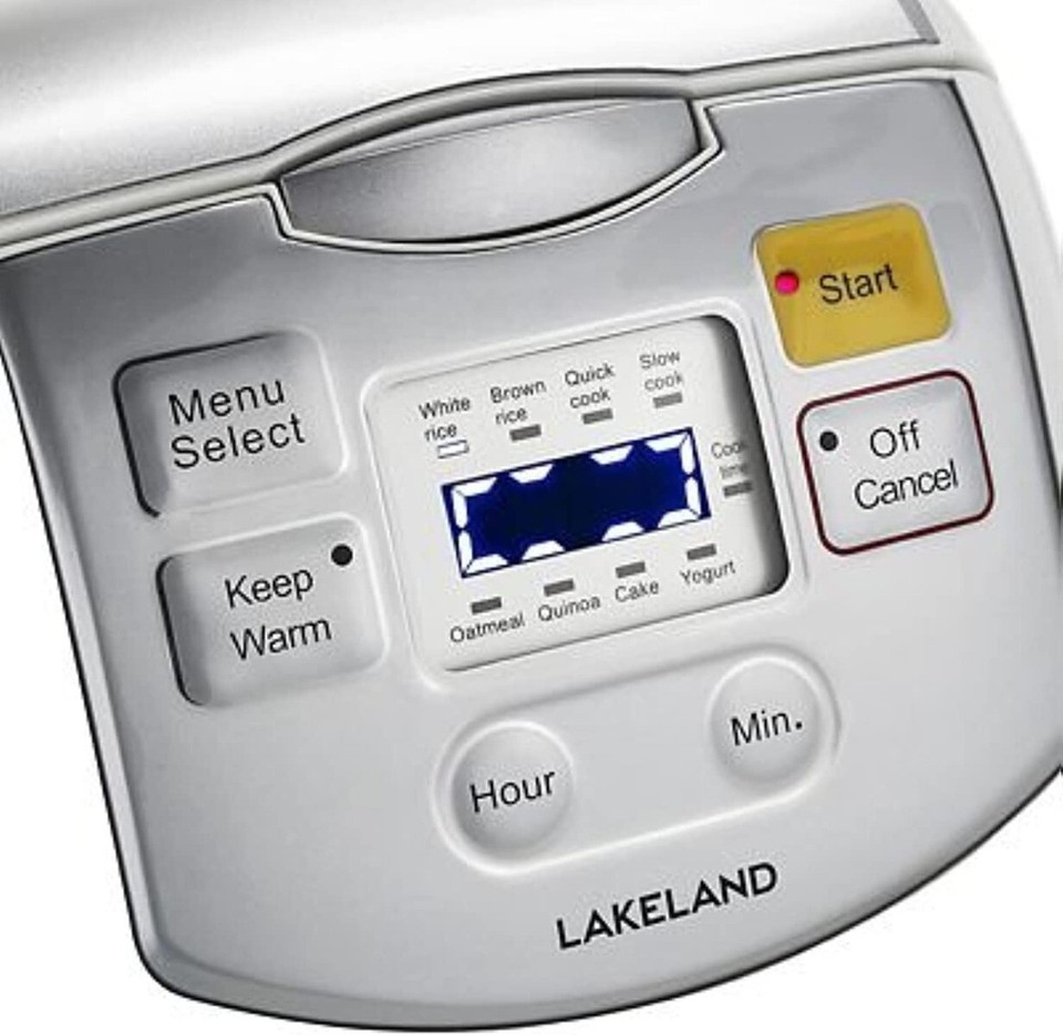 Lakeland 31822 Mini Multi Cooker 1.8L LED 8 Cooking Programme 400W ...