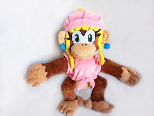 Custom plush Dixie Kong inspired, handmade to order, 40cm , solov | eBay